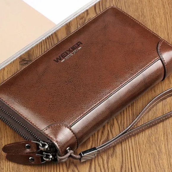 Weixier | Accessories | Brand New Vintage Mens Handbag Hand Grip Bag ...